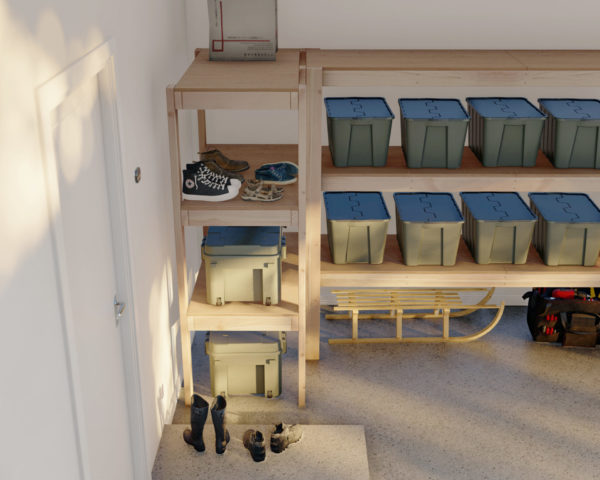 DIY garage storage shelves PDF plan - DIY projects plans