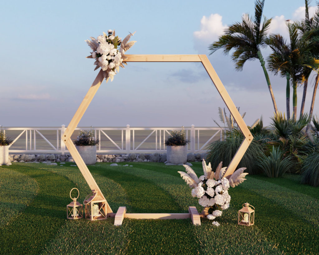 Portable Hexagon Wedding Arbor Diy Plans Collapsible Arch Build